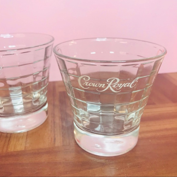 Vintage | Dining | Vintage Crown Royal Bourbon Rocks Glasses | Poshmark